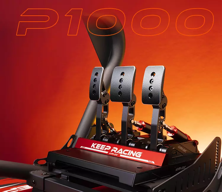 Pedaliera Sim Racing | Simagic Pedal P1000 | Direct Drive Italia