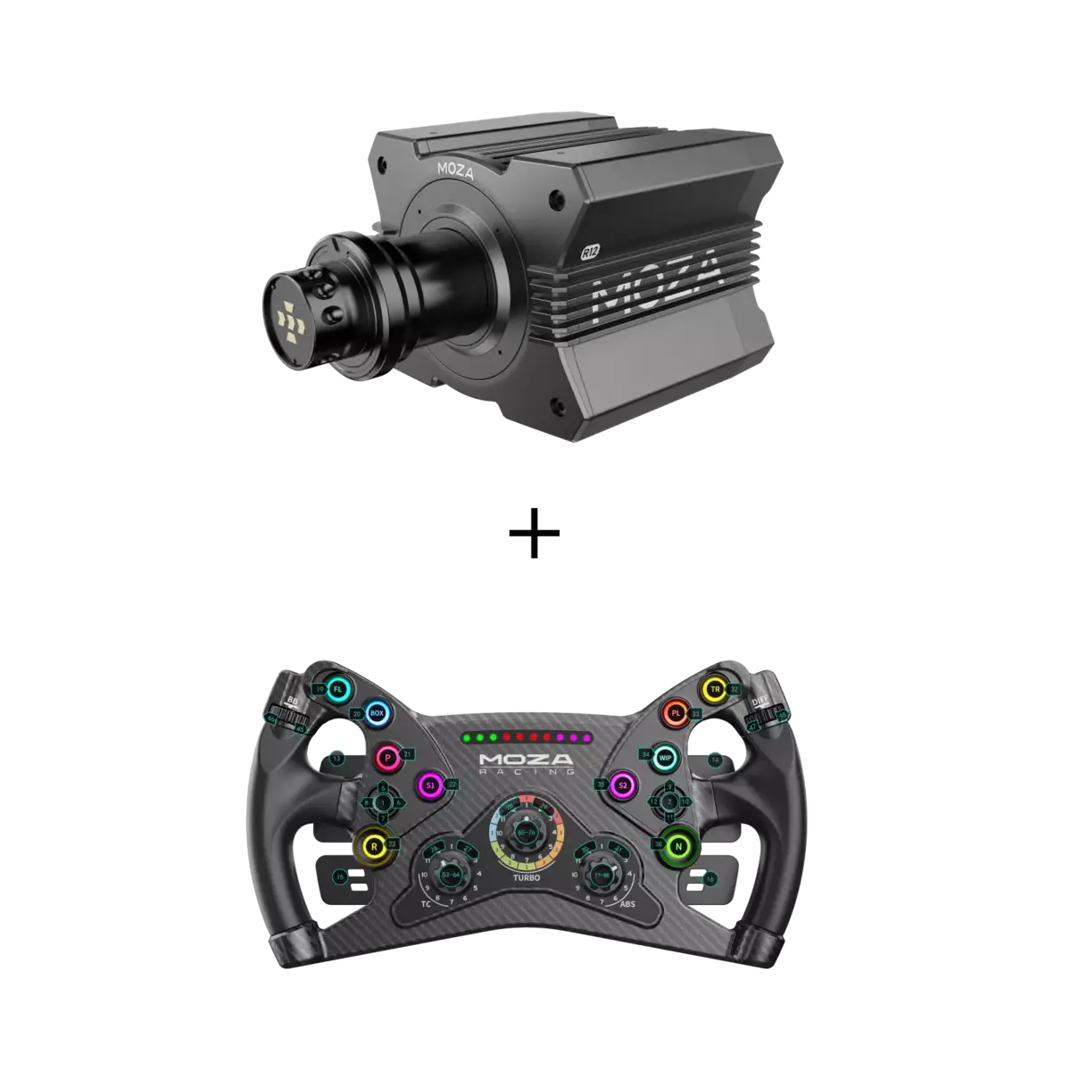 R12 + KS Moza Racing | Direct Drive Italia